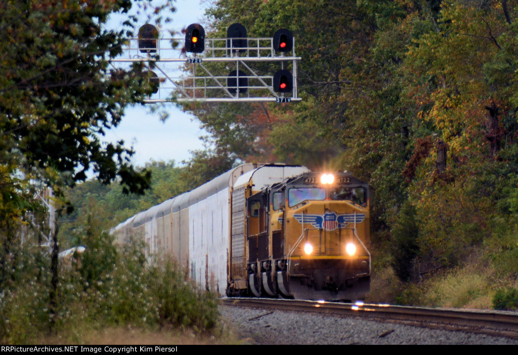 UP 4722 NS Train 212